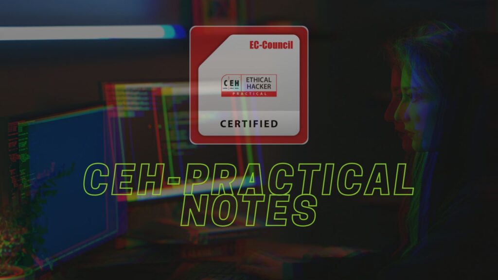 CEH-Practical TIPS - TheCyberpunker
